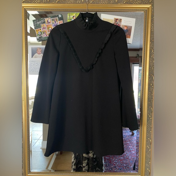 Zara | Dresses | Zara Wb Collection Black Goth Mini Dress M | Poshmark